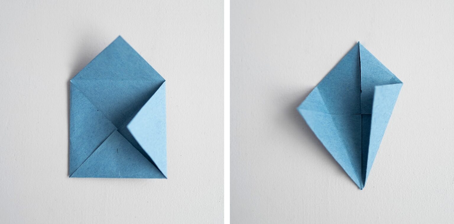 Falten? Gerne! Achtzackiger Stern aus Papier (die einfache Version)