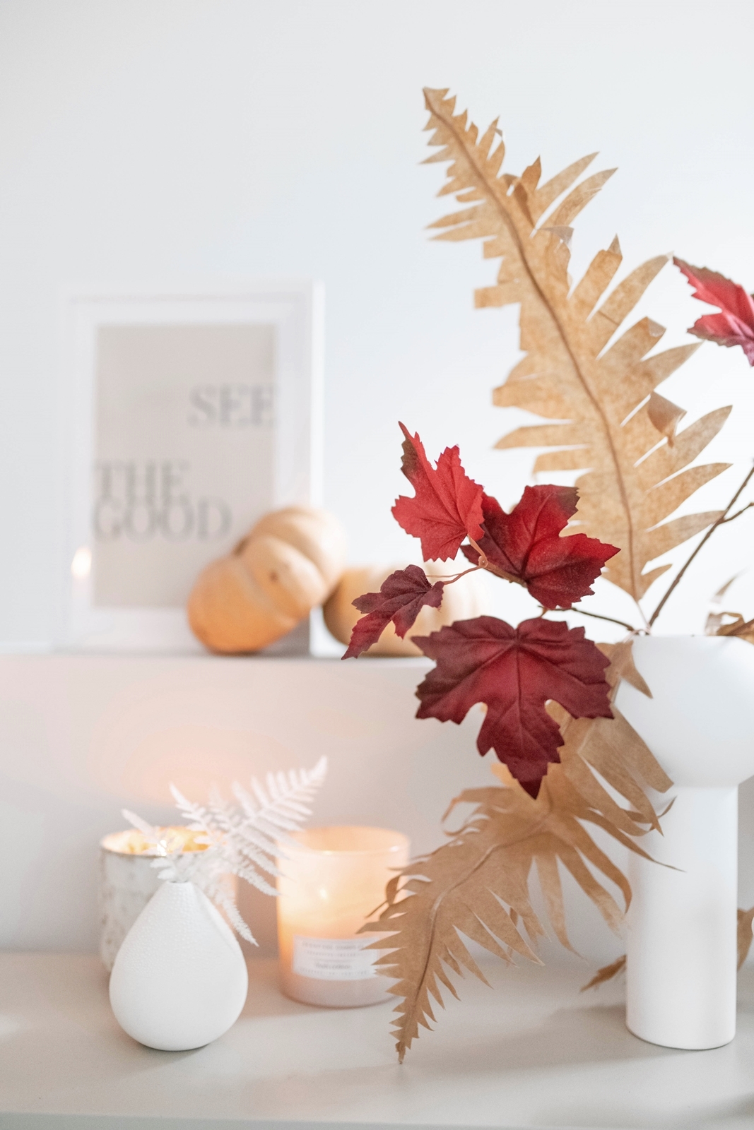 Herbstdeko fürs Wohnzimmer: Deko-Farn aus Papier – Sinnenrausch