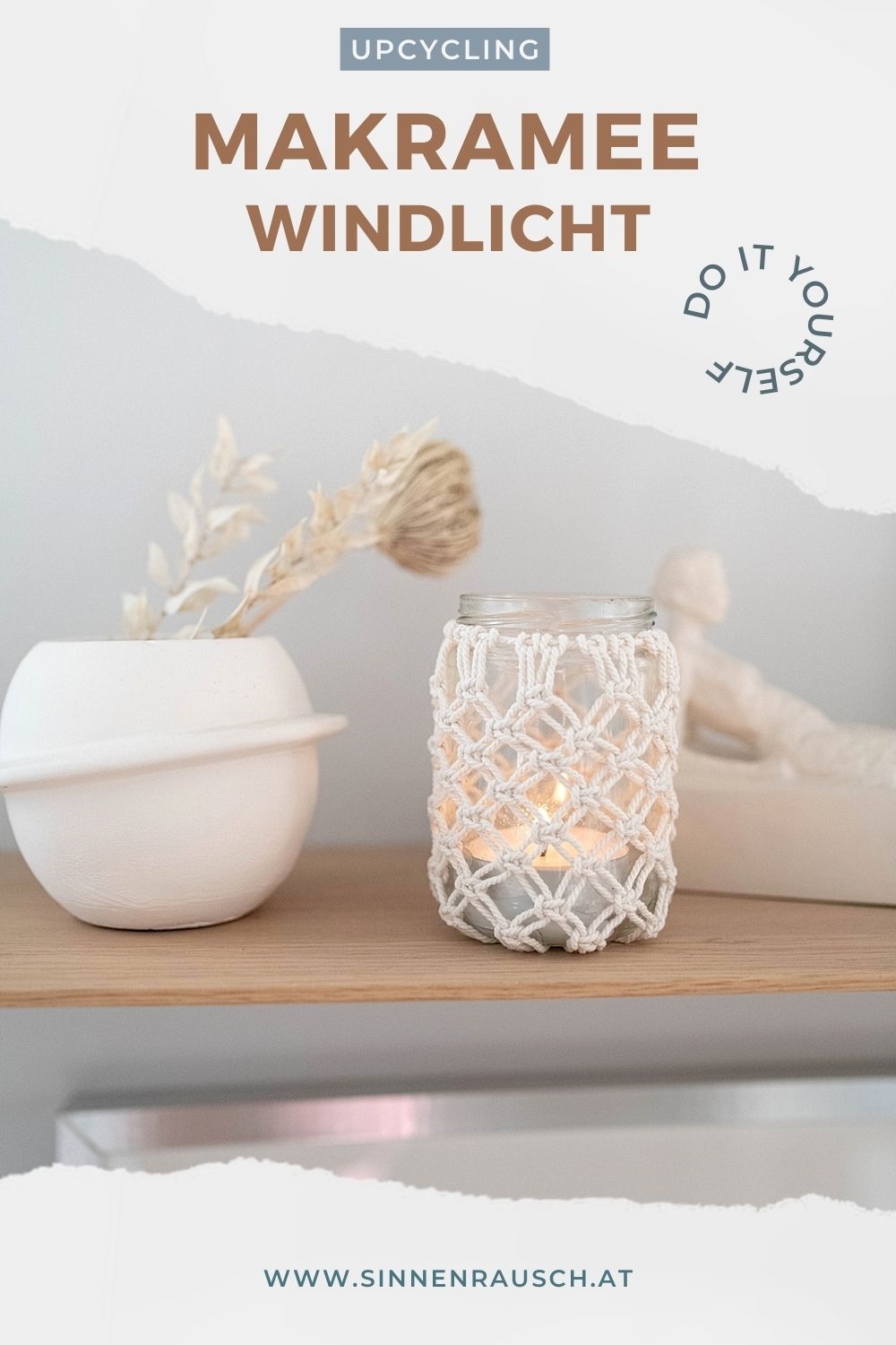 Weihnachtliche Windlichter aus Papier selber basteln - inkl. Vorlage